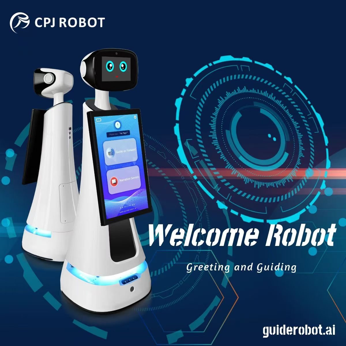 Features of Commercial Intelligent Welcome Robots